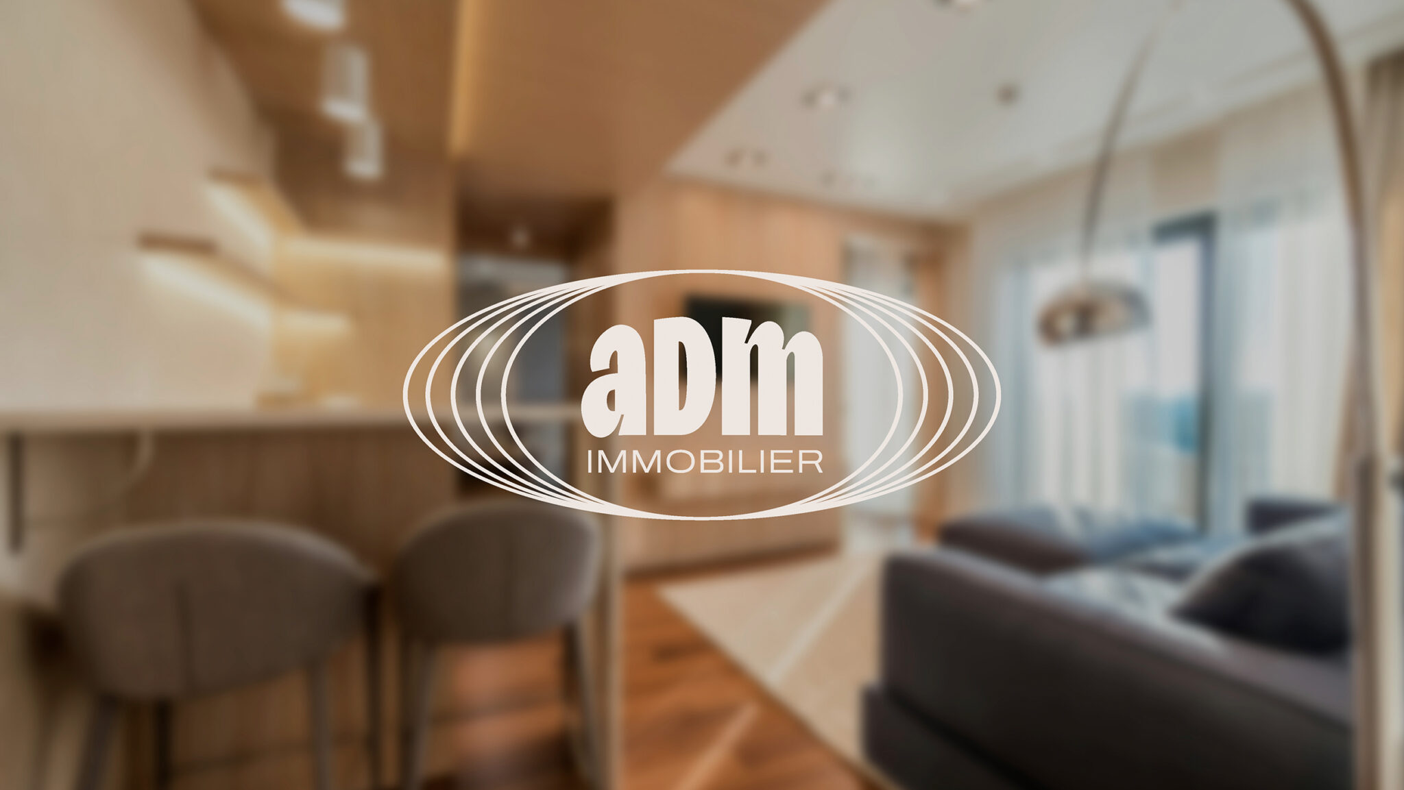 ADM – Identité visuelle agence immobilière | Sable Noir